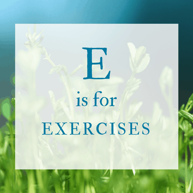 E is for EXERCISE – LisaMarion.org